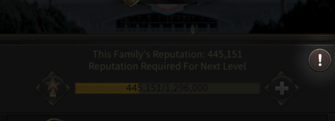 Family Reputation Levels - Guidelines for Mafia City